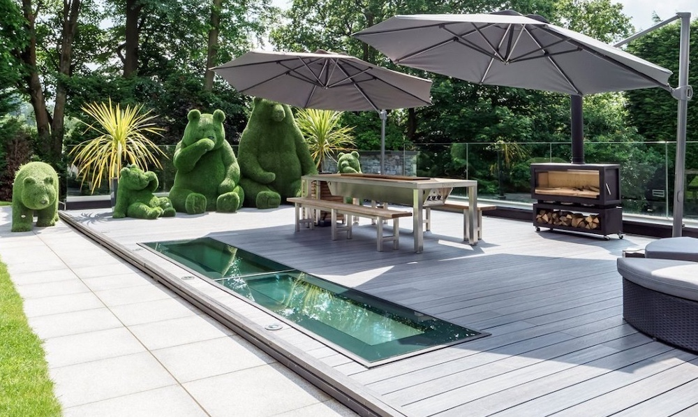 walk-on glass rooflight decking, patio, flat rooflight walkable | Structural Glass Design | Walk ...